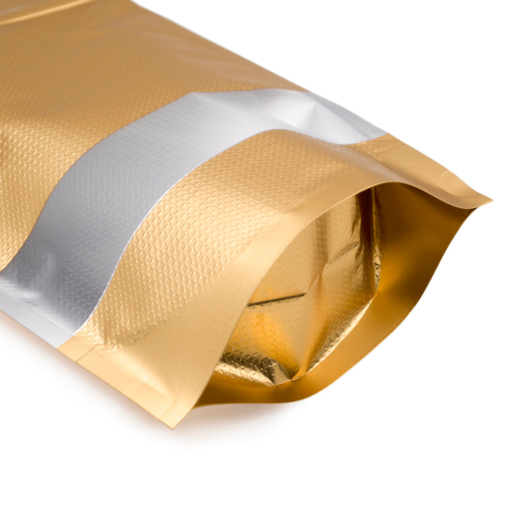 Embossed Gold With Window – Vacuum Packaging Warehouse